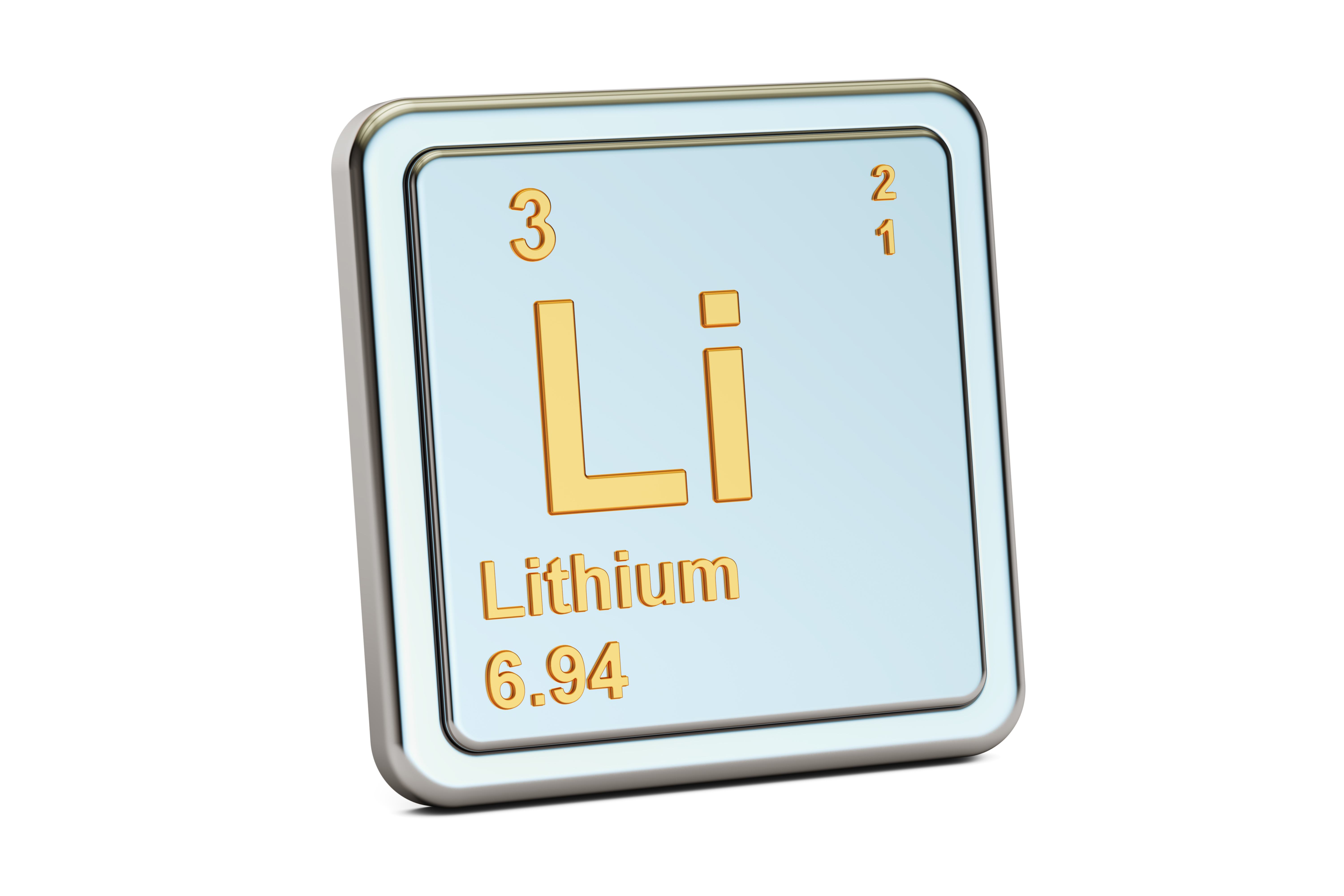 Lithium Periodic Table Square